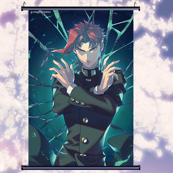 Anime JoJo's Bizarre Adventure Golden Wind Jotaro Kujo Wall Poster ...