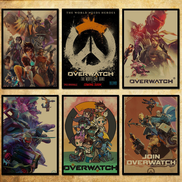 2020 New Hot Sell 66 Kind For Overwatch widowmaker Retro Kraft Game ...