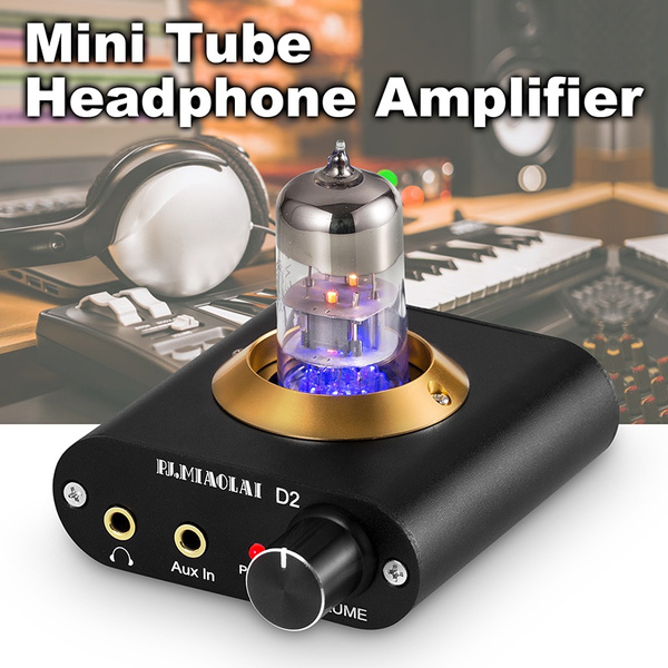 Mini Vacuum Tube Headphone Amplifier Desktop Audio Preamp for Home ...