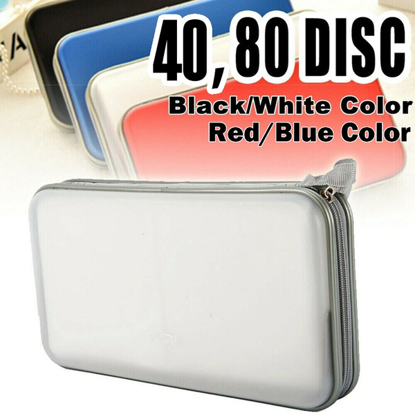 1/2pcs 40/80 CD DVD Disc Storage Box Disc Carry Case Holder Bag Album ...