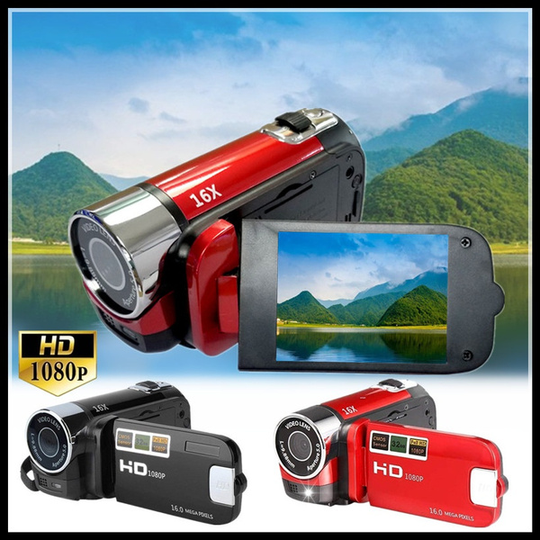 Fashionable 2.7'' LCD Full HD 1080P Digital Video Camera, 16x Zoom 16 ...