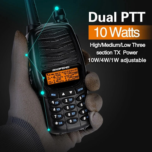BAOFENG UV-X9 Plus Tri-Power Powerful 8W/4W/1W Two Way Radio Dual Band ...