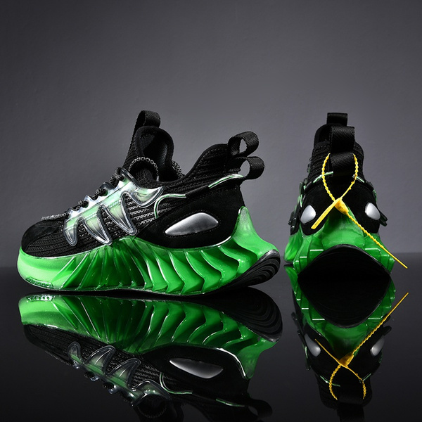 Men's shoes large size 46 sports shoes men's shock absorption blade ...
