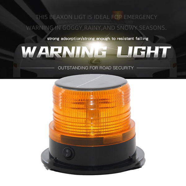 Solar LED Flashing Warning Light Car Police Emergency Strobe Lights ... Solar LED Flashing Warning Light Car Police Emergency Strobe Lights ...