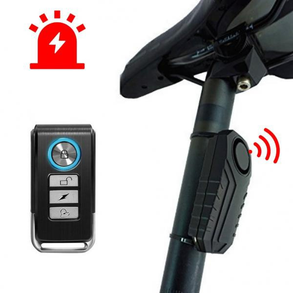 Remote Control Electric Bike Bycicle Security Anti-theft Warning Alarm ...