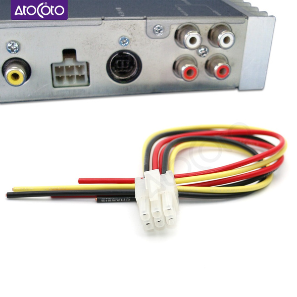 Car 6 Pin High Level Input Plug Wire Harness for ALPINE Amplifier ERA ...