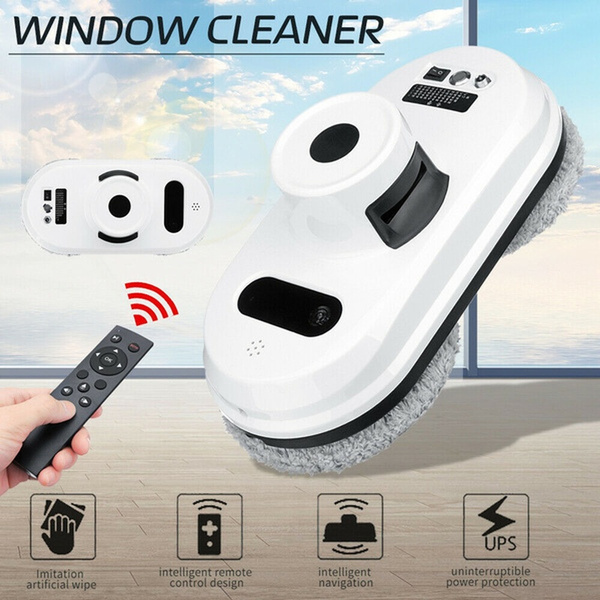 Robotic Window Cleaner Automatic UPS Glass Cleaning Robot APP Remote ...