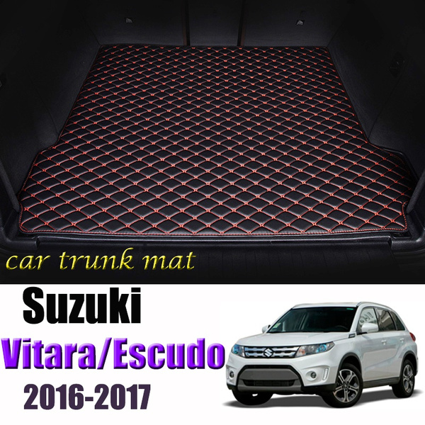 Custom Leather Car Trunk Mats For Suzuki Vitara Escudo 2016-2017 Rear ... Custom Leather Car Trunk Mats For Suzuki Vitara Escudo 2016-2017 Rear ...