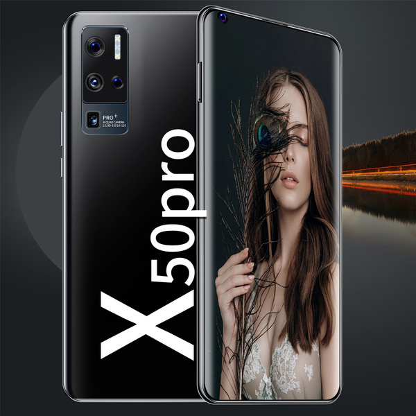 Smartphone X50Pro 7.0inch Full Screen with Large Memory 12GB RAM 512GB ...