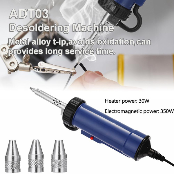 ADT03 Automatic Portable Electric Solder Tin Sucker Vacuum Soldering ...