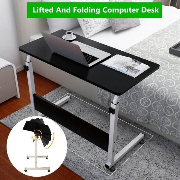 Simple Laptop Side Table, Household Adjustable Movable and Foldable ...