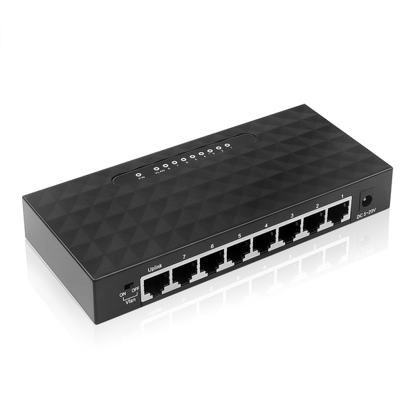 8 Port Gigabit Switch Desktop RJ45 Ethernet Switch 1000mbps Lan Hub ...