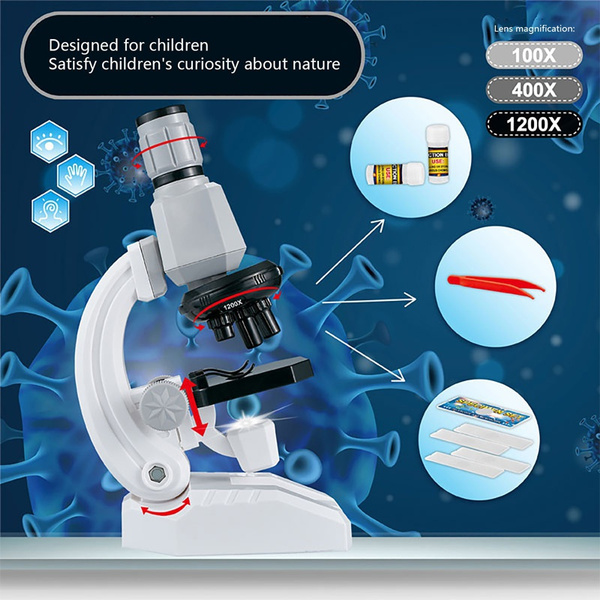 Science Kits for Kids Microscope Plastic Beginner Microscope Kit | Wish