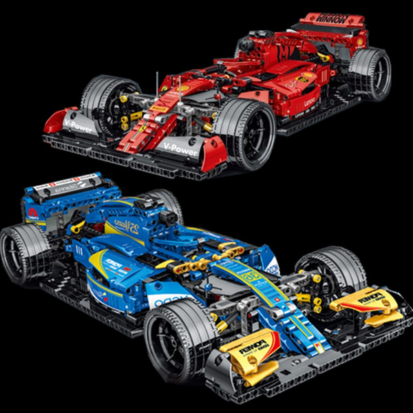 Blocks formula car Racing Car Model Speed Car Model Toys Educational ...