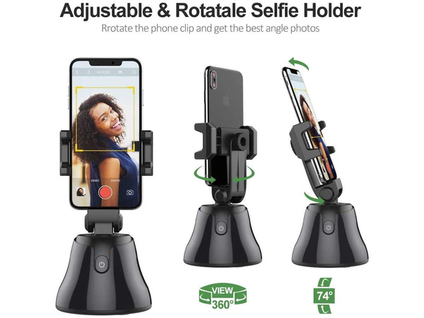 Smart Gimbal Robot Cameraman Face Tracking Selfie Stick Stand,360 ...