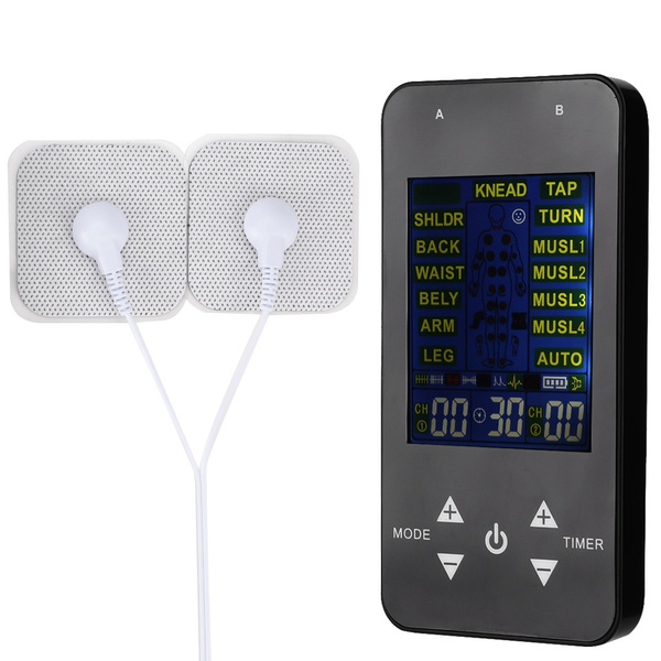 Electric Massager Pulse Muscle Stimulator Electrode Pad For TENS/EMS ...