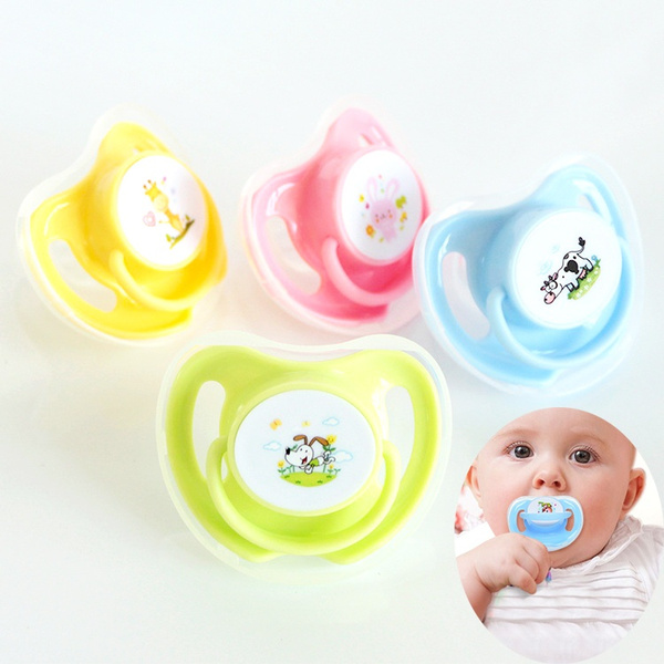 Children Pacify Cute Baby Printing Silicone Pacifier with Cover ...