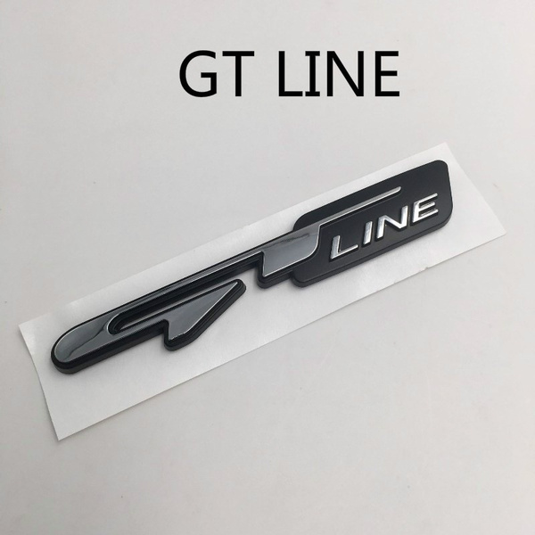 Car Tuning Atuo Emblem Sticker GT Line Letters LOGO Decals For Kia ...