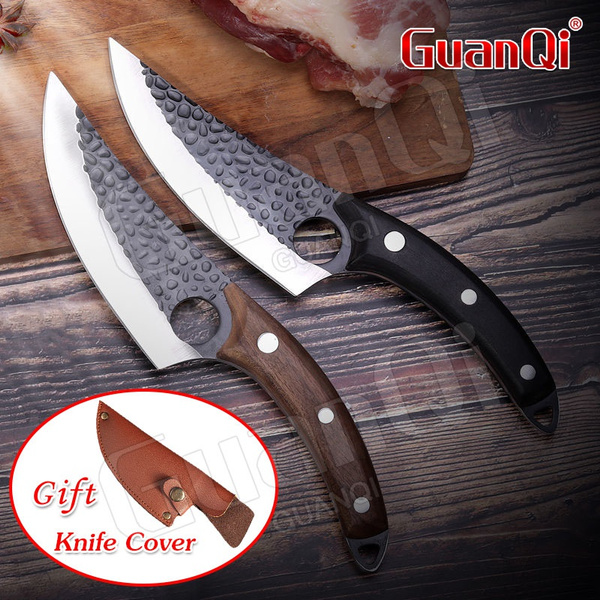 6 Inch Butcher Knife for Meat Cutting Boning Camping Knife Forged In ...