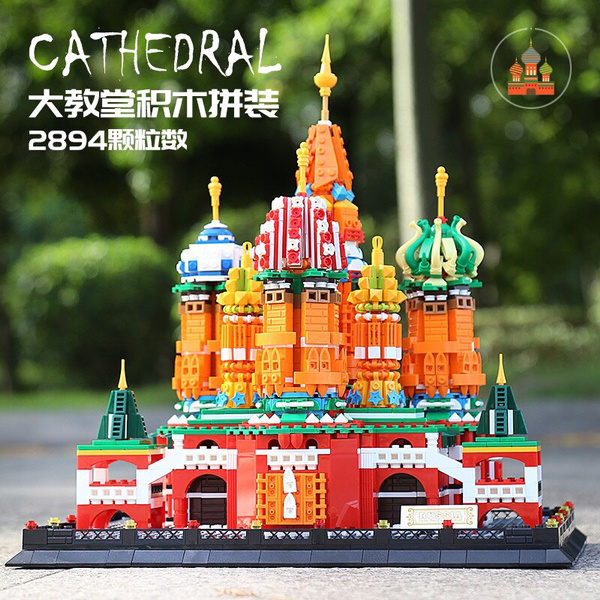 World Architecture Landmarks Famous Building Blocks DIY 3D Puzzles Toys ...