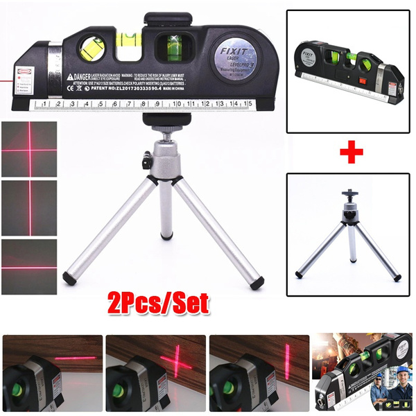 New Magnetic Laser Level with Tripod Horizon Vertical Measure 8FT ...