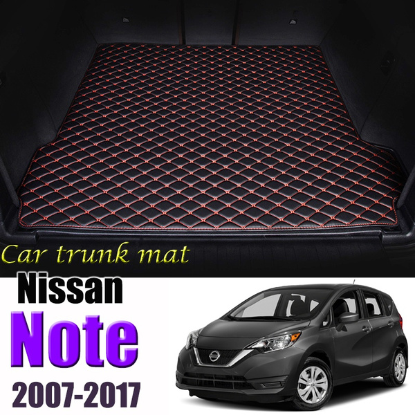 Leather Car Trunk Mat For Nissan Note 2007-2017 Cargo Liner Accessories ...