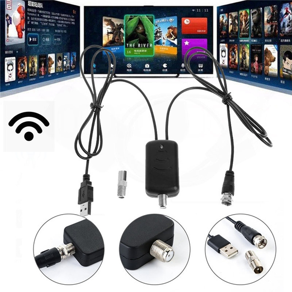 HDTV Light Home TV Digital Satellite Signal Amplifier Antenna Amplifier ...