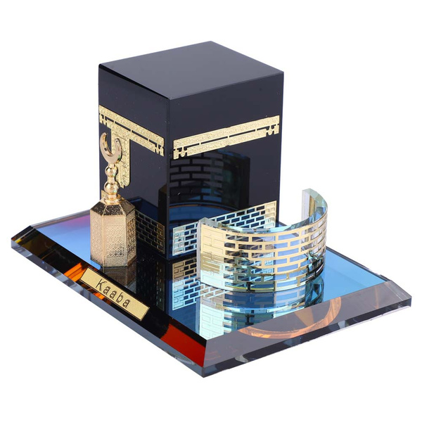 Muslim Crafts Model Muslim Gilded Kaaba Three-piece Model Islamic ...