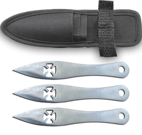 Tactical Kunai Ninja Throwing Blade Knife Set 3 with Sheath | Wish