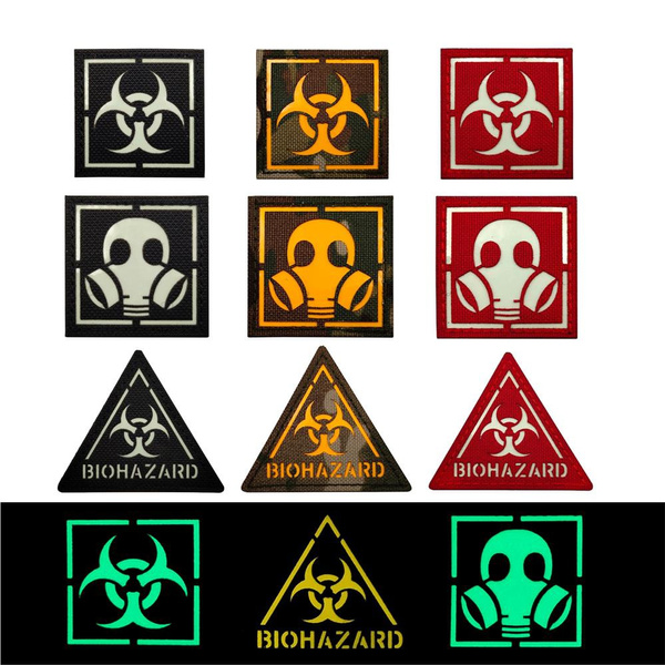BIOHAZARD IR Patches Armband Badge Sticker Decal Applique Embellishment ...