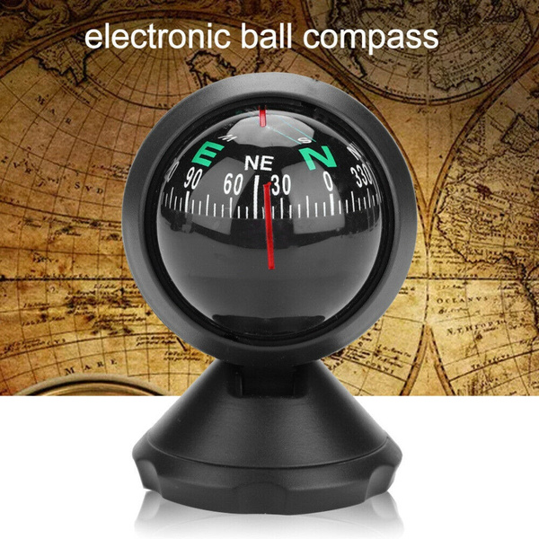 Multifunction Universal Car Compass Pocket Mini Ball Dash Dashboard Car ...