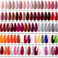 GWS MOONQ 7ml Holographic Gel Solid Color Soak Off Nail Art UV Gel Nail ...