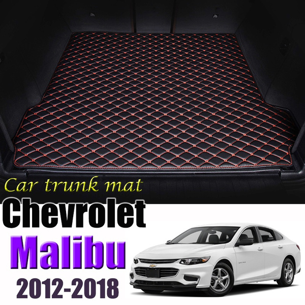 Custom Leather Car Trunk Mats For Chevrolet Malibu 2012-2018 Rear Trunk ... Custom Leather Car Trunk Mats For Chevrolet Malibu 2012-2018 Rear Trunk ...