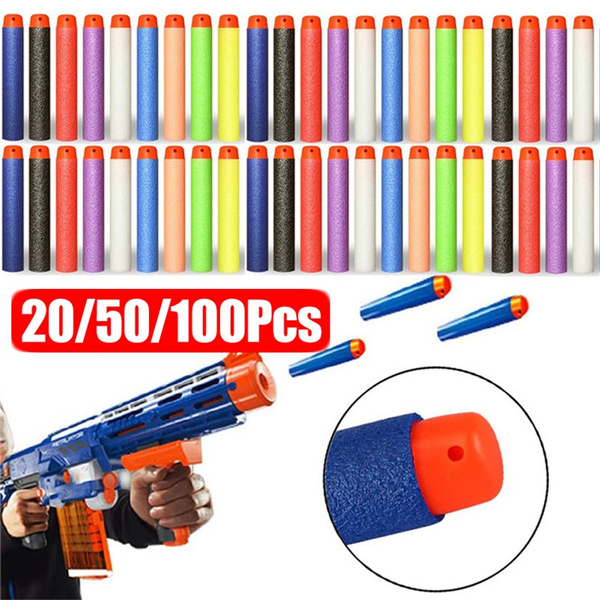20/50/100Pcs 7.2cm Hollow head Refill Darts for Nerf N-strike Elite ...