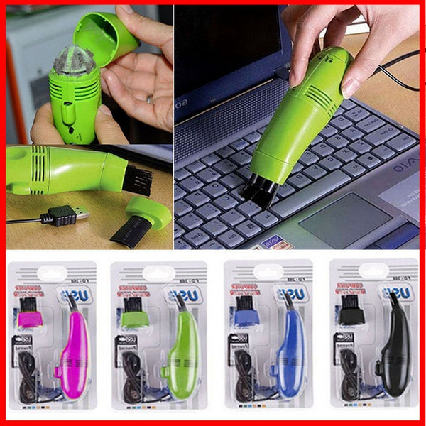 2021 Mini Computer Vacuum USB Keyboard Notebook Computer Brush Dust ...
