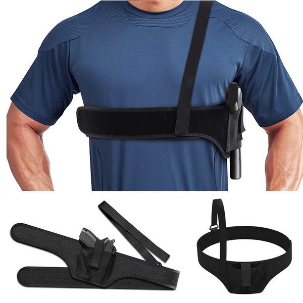 Outdoor Multi Functional Stealth Tactical Gun Holster Elastic Waistband ...