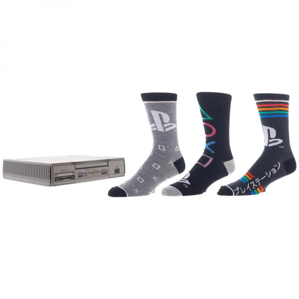 PlayStation Classic 3-Pair Pack of Crew Socks Box Set | Wish