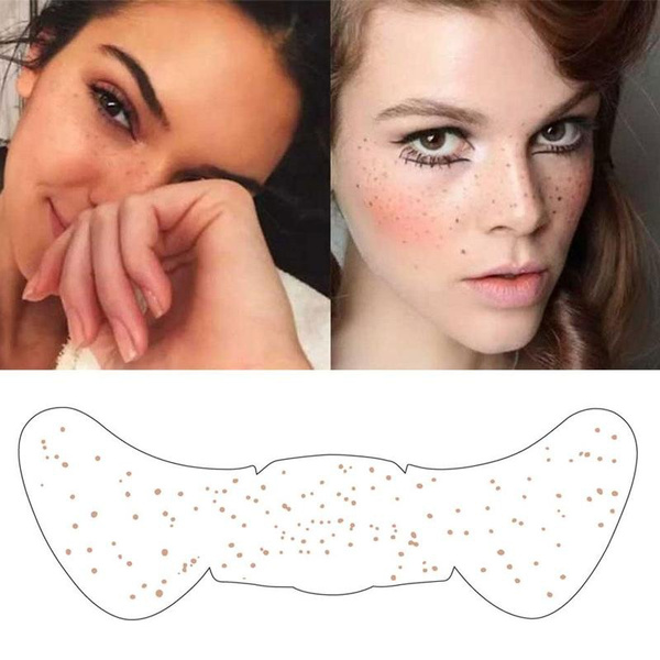 6pcs/lot Fashion Freckle Patch Fake Freckles Tattoo Sticker Beauty ...