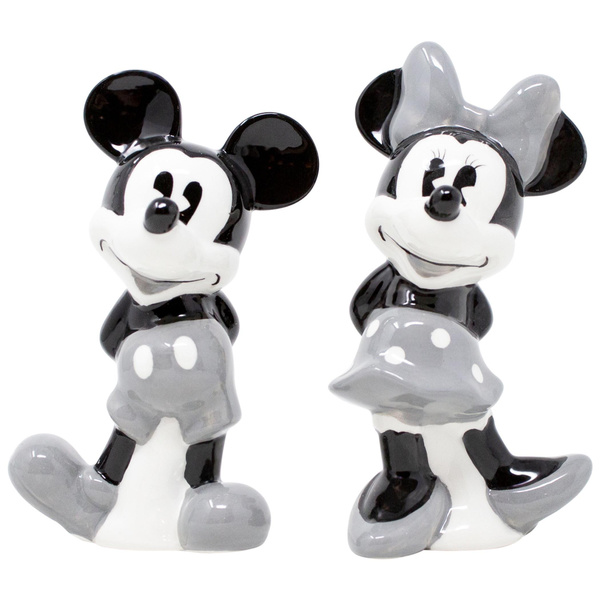 Disney Mickey and Minnie Mouse Grey Salt and Pepper Shakers | Wish