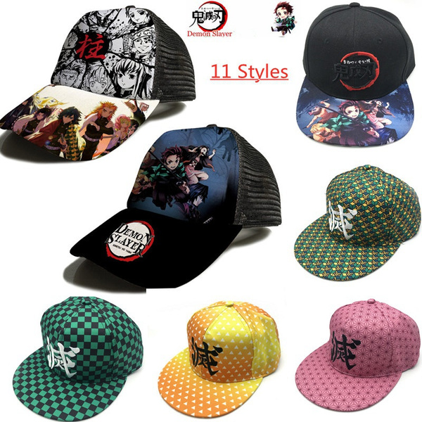 New Arrivals Anime Demon Slayer Cap Kimetsu No Yaiba Blade Hat Shade ...