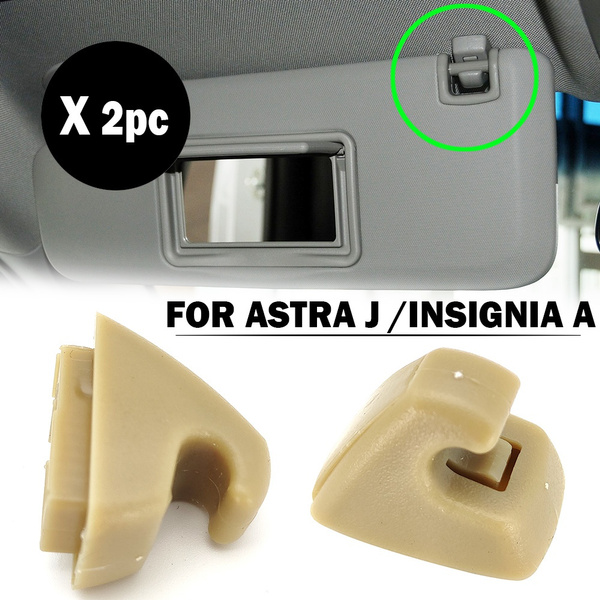 2 Sun Visor Clip For Chevrolet Sonic Aveo t300 Spark m300 Cobalt Trax ...