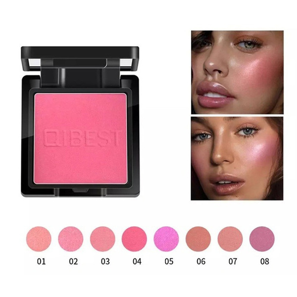 Blush Peach Palette Face Mineral Pigment Cheek Blusher Powder Cosmetic ...