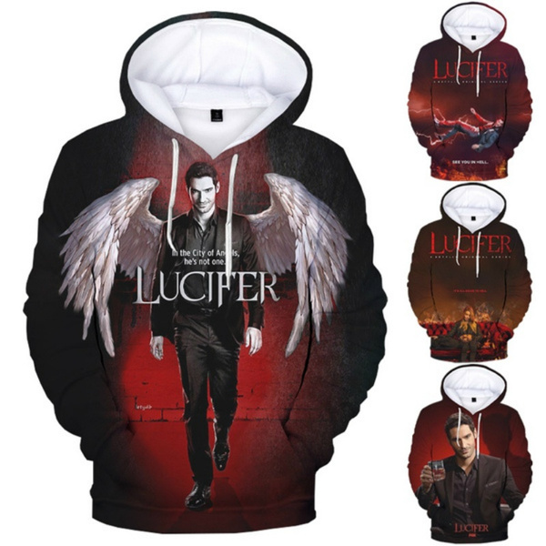 Lucifer Season 5 Men Women Hoodies Sweatshirts 3D Printed Funny Hip HOP ...