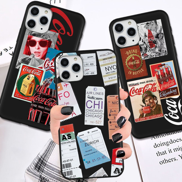 Coca Cola Phone Case for iPhone 11 Pro Max SE 2020 iPhone 12 Pro Max XS ...