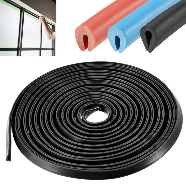 10Ft Edge Trim U Seal PVC Plastic U Channel Edge Protector Fits 3/64 ...