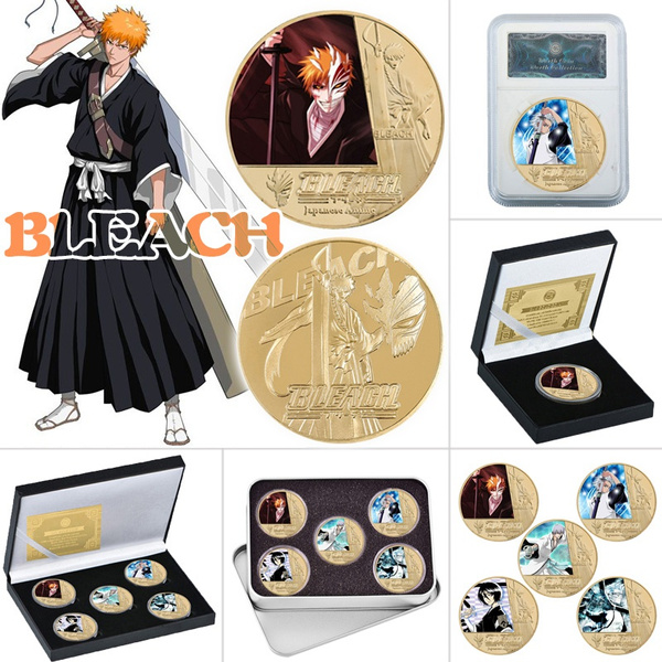 Japanese Anime Cartoon Bleach Gold Plated Commemoative Coin In Coin ...