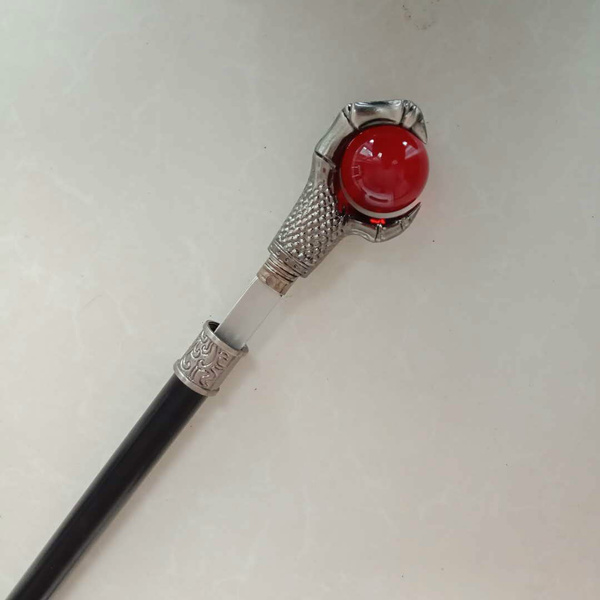 Two Sections Walking cane Eagle Claw Skull Walking Stick Japanese Anime ...