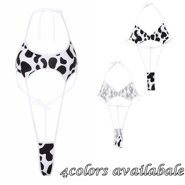 Ladies Sexy Lingerie Halter Neck Backless Adjustable G-string Slingshot ...