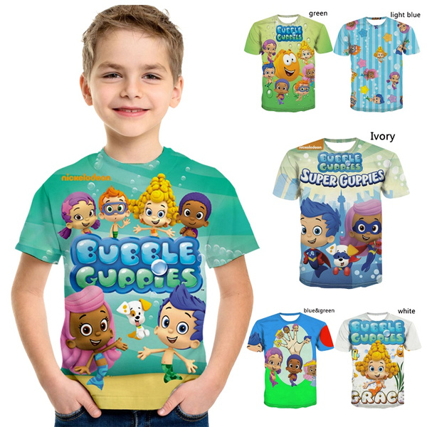 Fashion Casual 3D Printed Boys and Girls Short Sleeve T-Shirt Anime ...