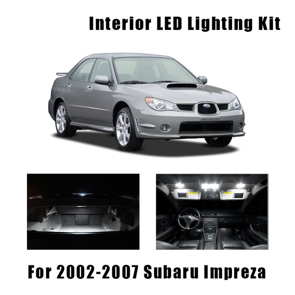 8pcs White Car LED Bulbs Interior Map Dome Light Kit For 2002-2005 2006 ...